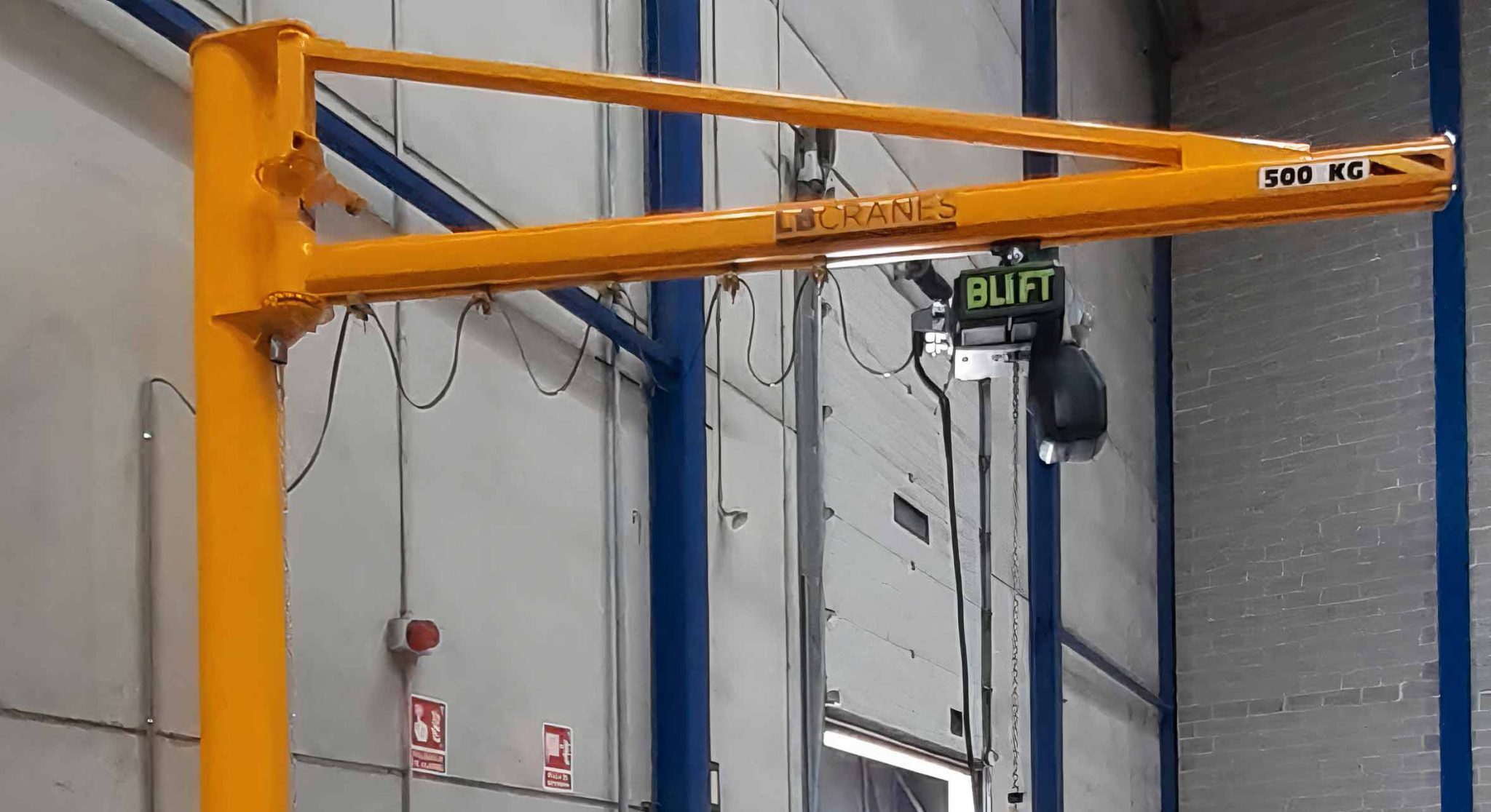 Jib and wall mounted cranes - LBCranes Overhead Cranes Spain